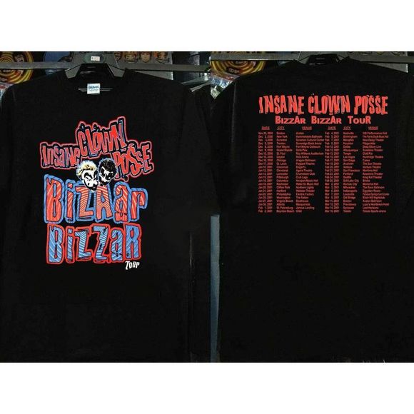 Gildan | Shirts | 20 Insane Clown Posse Bizaar Bizzar Tour 2 Sided ...